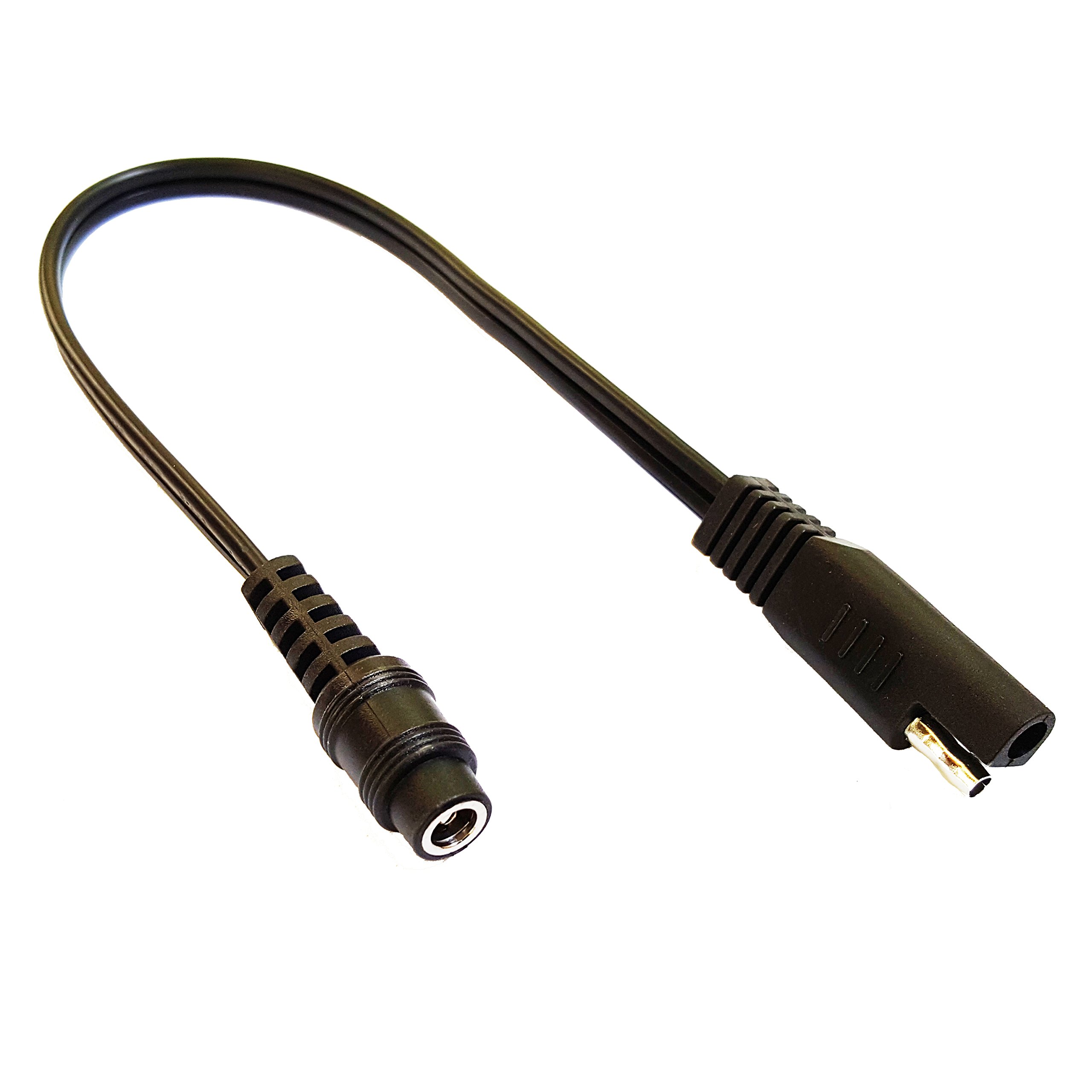 MOTOPOWER MP69006 10" SAE to Coax Female Adapter Cable SAE to DC Coax Motorcycle Heat Clothing Jack Adapter