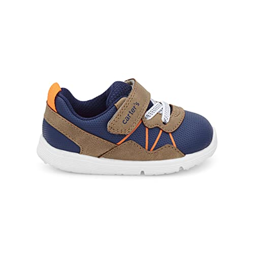 Carter's Every Step Baby Boys Kit-Bp First Walker Shoe, Navy, 2 Infant