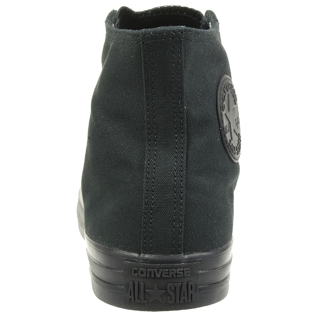 Converse Chuck Taylor All Star High Top Shoe, black monochrome, 9 M US