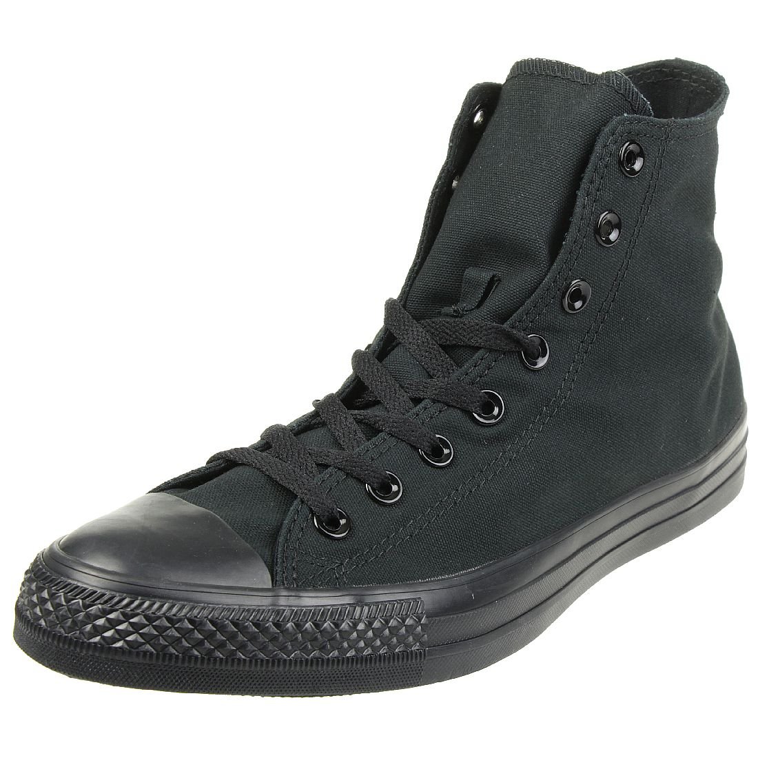 Converse Chuck Taylor All Star High Top Shoe, black monochrome, 9 M US