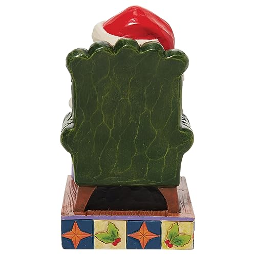 Enesco Peanuts by Jim Shore Santa Snoopy and Woodstock Figurine, 4.33 Inch, Multicolor