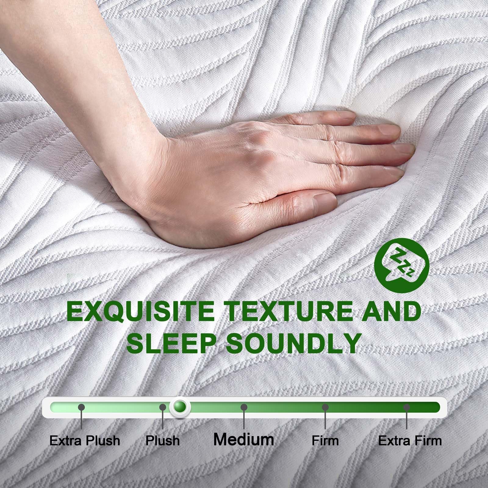 DUNTRKDU King Size Mattress, 10 Inch Hybrid Mattress with Memory Foam & Individual Pocket Springs, Cooler Sleep & Pressure Relief, CertiPUR-US Certified (King)