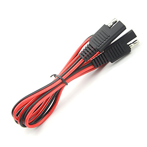 WMYCONGCONG 2 PCS SAE to SAE Quick Disconnect Wire Harness SAE Power Extension Cable Connector 3 Feet and 6 Feet, 18 AWG (3Ft+6Ft)