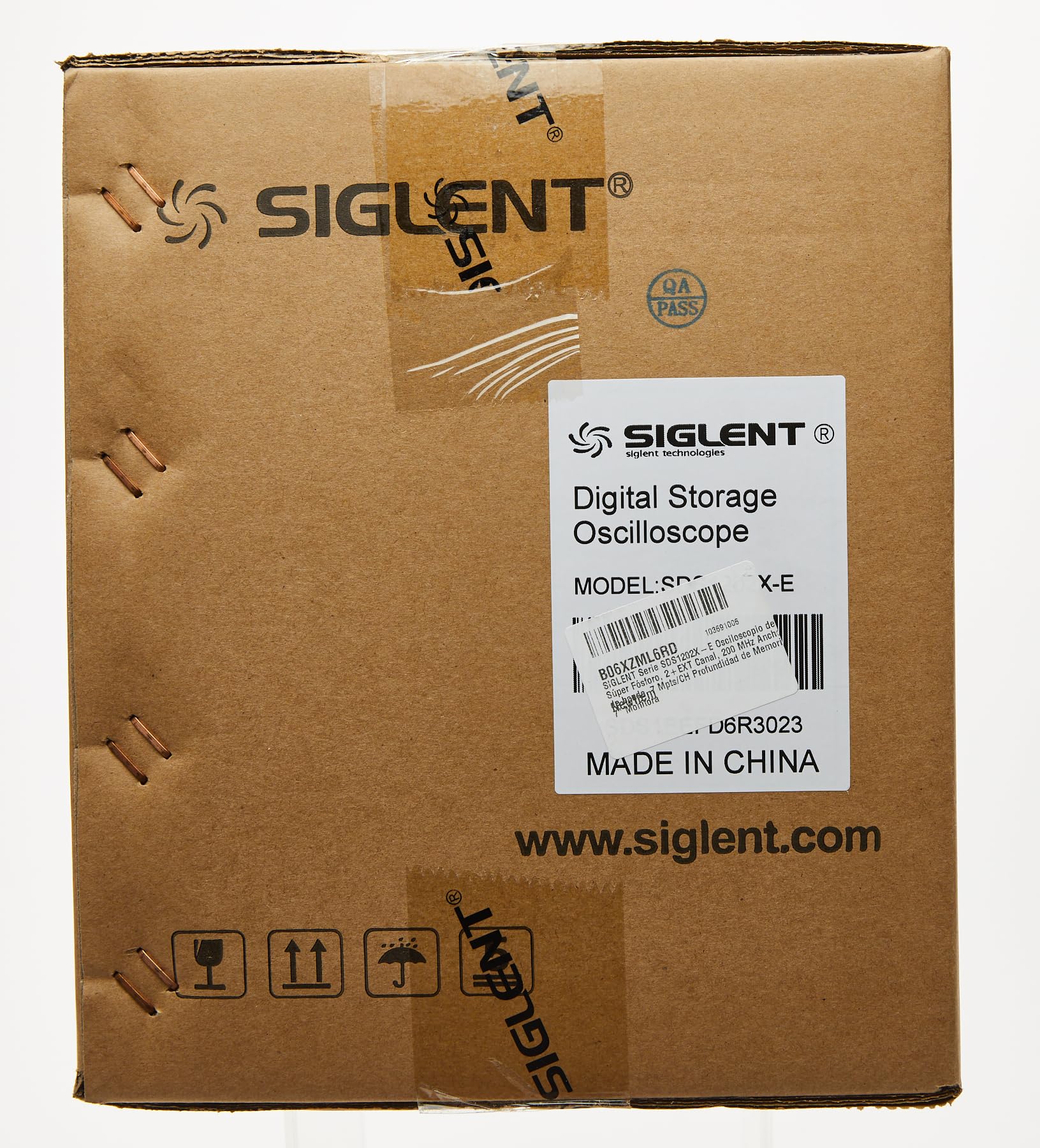 Siglent Technologies SDS1202X-E 200 mhz Digital Oscilloscope 2 Channels, Grey