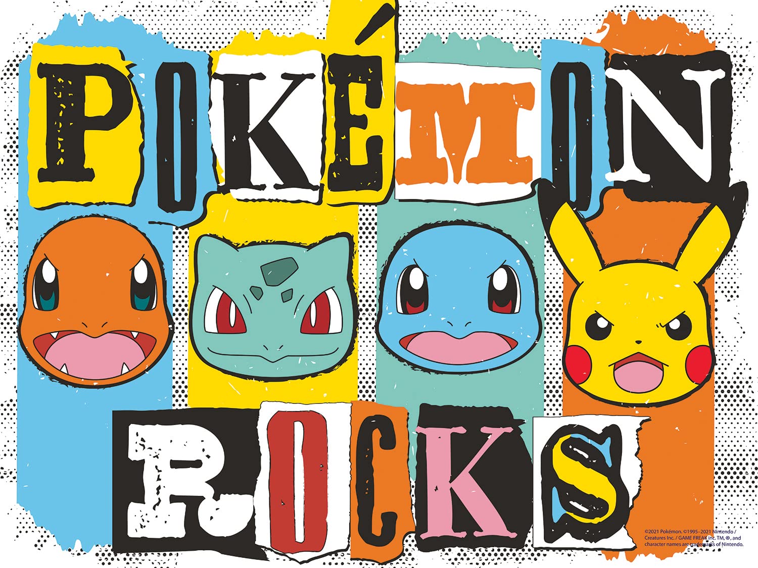 Buffalo Games - Pokémon - Pokemon Rocks - 400 Piece Jigsaw Puzzle for Families Challenging Puzzle Perfect for Game Nights - Finished Puzzle Size is 21.25 x 15.00