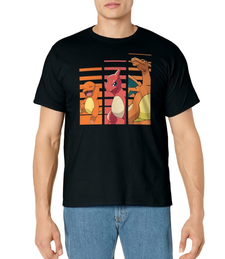 Pokémon - Charmander Evolutions T-Shirt
