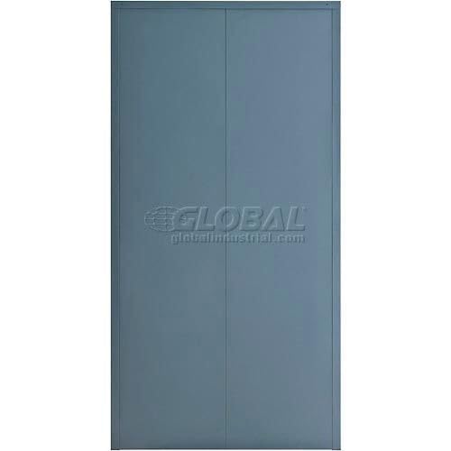 Global Industrial Assembled Janitorial Cabinet, 36x18x72, Gray