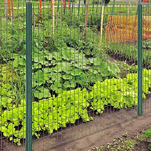 VASGOR 3 Feet Sturdy Duty Metal Fence Post – Garden U Post for Fencing - 10 Pack