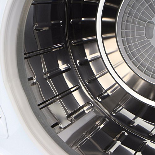 Barton Tumble Dryer White w/Heat Control Automatic Portable Electric RV Apartment Clothes Laundry Compact