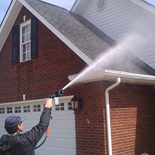 EVILTO Garden Hose Nozzle, High Pressure Hose Spray Nozzle 8 Way Spray Pattern One-Touch Sprayer for Watering Plants, Lawn, Patio, Car Wash, Cleaning,Showering Pet