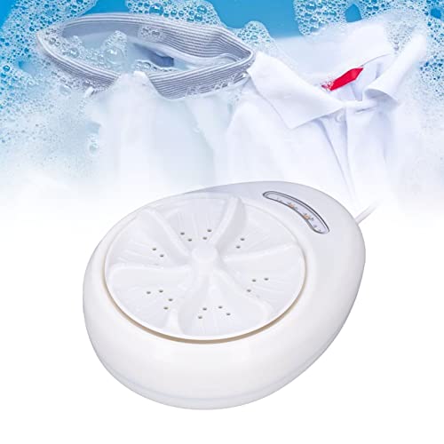 120W Portable Mini Washing Machine Mini Washer Travel Clothes Underwear Washer for Outdoor Business Trip 100‑240V(US Plug)