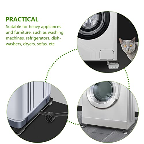 DOITOOL Furniture Washing Machine Washing Machine Roller Furniture Dolly Mobile Roller Washing Machine Base Dolly Extendable Appliance