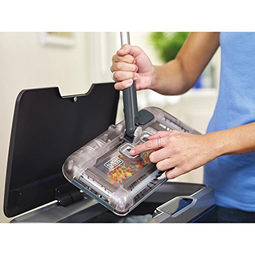 BLACK+DECKER Floor Sweeper, Gray (HFS215J01)