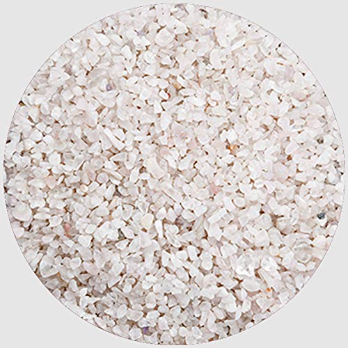 eloria-Decor Polished Decorative Gravel Crystal Chips Pebbles (White, Small, Polished) - 1 kg