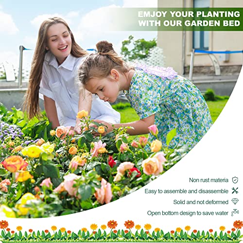 Land Guard 12×4×1ft Galvanized Raised Garden Bed Kit, Super Large Metal Raised Garden Beds for Vegetables, Galvanized Planter Raised Garden Boxes Outdoor(359 Gallon Capacity)