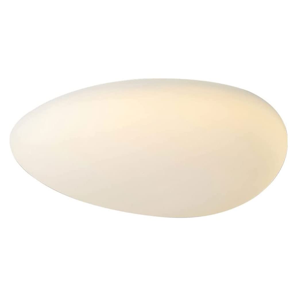 Ceiling lamp Nordic Simple Ceiling Light White Pebble Shape Ceiling Light Flush Mount Ceiling Lamp for Bedroom Study Cloakroom