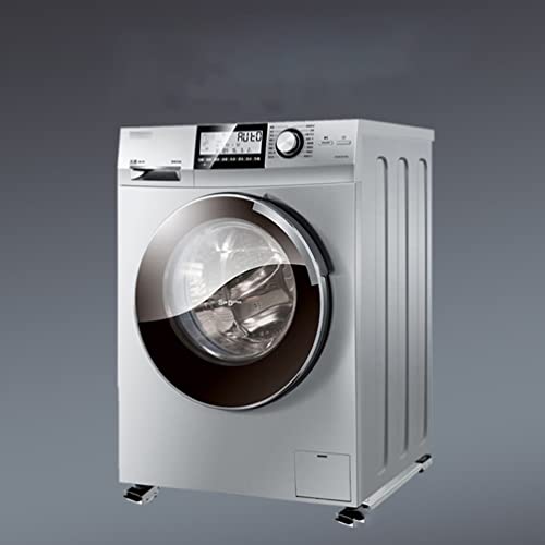 Homoyoyo Furniture Washing Machine Dolly Extendable Appliance Rollers Refrigerator Fridge Appliance Dolly Movers Portable Mini Mobile Washer Dryer Moving Base