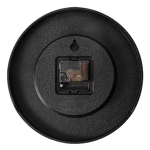 Game Joystick on Red Grunge Background Non-Ticking Wall Clocks, Battery Operated Silent Wall Clock for Bedroom Living Kitchen Office Home Art Decor