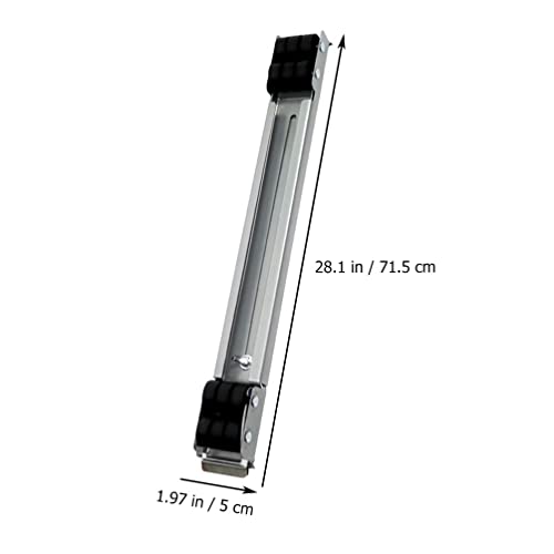 Homoyoyo Furniture Washing Machine Dolly Extendable Appliance Rollers Refrigerator Fridge Appliance Dolly Movers Portable Mini Mobile Washer Dryer Moving Base