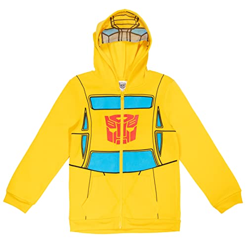 Transformers Bumblebee Little Boys Cosplay Fleece Pullover Hoodie Yellow 6-7