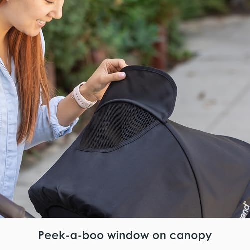 Baby Trend Morph Single to Double Modular Stroller Travel System with EZ-Lift™ PLUS Infant Car Seat, Dash Black