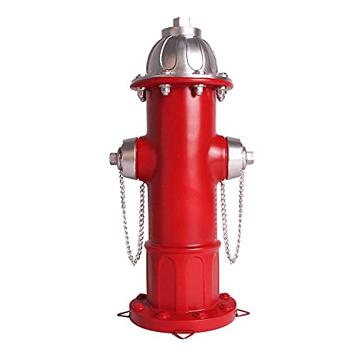 Claratut Resin Small Dog Fire Hydrant Puppy(Only Suitable for Puppies) Pee Post Training Statue ,14.5 inches Outdoor Garden Yard Lawn Ornament with 4 Stakes