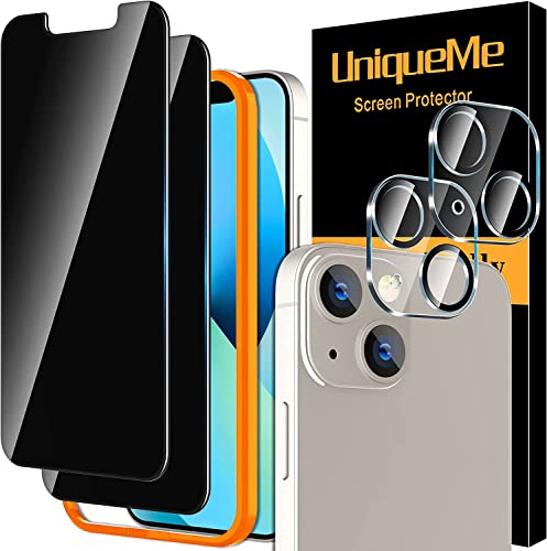 UniqueMe for iPhone 15 Screen Protector - 2 Pack