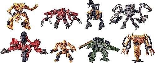 XAGVHIM Transformer Toy, Studio Series 69 Revenge of The Fallen Devastator Constructicon KO Action Figures 8-Pack - Birthday Gifts Toy - 16"(Color : 8 Pack)