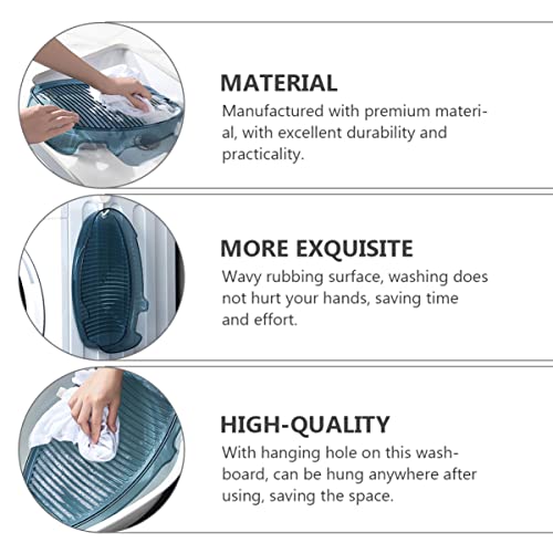Angoily ser of 2 Washing Washboard Non- Washboard for Washing Clothes scrubbing Board for Home Clothes scrubbing Board Skid Washboard Home