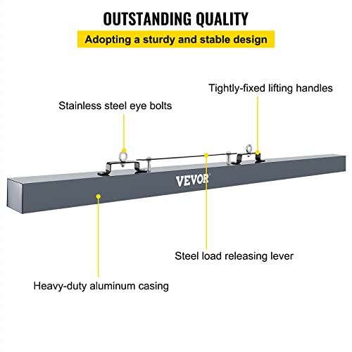 72 inches Hanging Magnet Magnetic Sweeper Tool Nail Magnet Sweeper Magnet Sweeper Magnetic Nail Sweeper Magnetic Sweepers fits Forklift