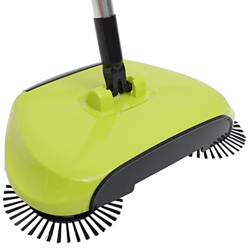 NOLITOY Hand Push Floor Sweeper Broom Carpet Sweeper Floor Cleaning Mop, 360° Rotating Cleaning Sweeper for Home Office Carpet Cleaning