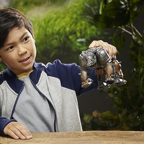 Transformers Toys Rise of The Beasts Movie, Smash Changer Rhinox Converting Action Figure for Ages 6 and up, 9-inch