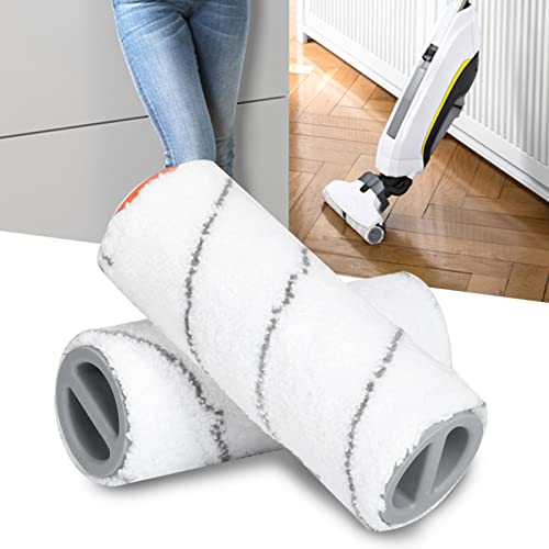 Roller Brush Replacement Accessories Fit for KARCHER FC3 FC5,Vacuum Floor Sweeper Cleaner Household Accessories,2Pcs,Durable,Easy to Install and Use