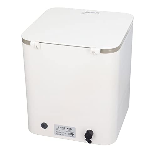 Natudeco 4.5L Mini Washing Machine USB Large Capacity Portable Bucket Washing Machine Socks Towel Washing Tools for Hotel Apartment Dormitory