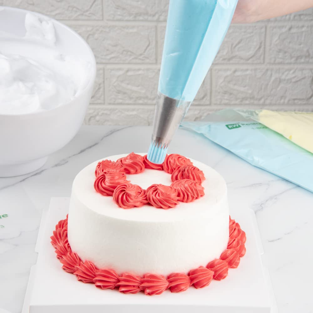 Restaurantware Pastry Tek Piping Tip 1 Round Round Tip For Icing - #10 Corrosion-Resistant Stainless Steel Icing Tip Dishwasher-Safe Decorate Cupcakes Cakes or Cookies