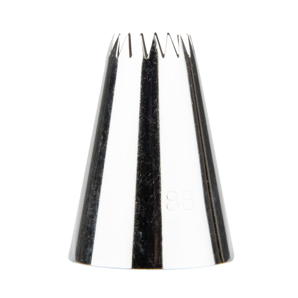 Restaurantware Pastry Tek Piping Tip 1 Round Round Tip For Icing - #10 Corrosion-Resistant Stainless Steel Icing Tip Dishwasher-Safe Decorate Cupcakes Cakes or Cookies