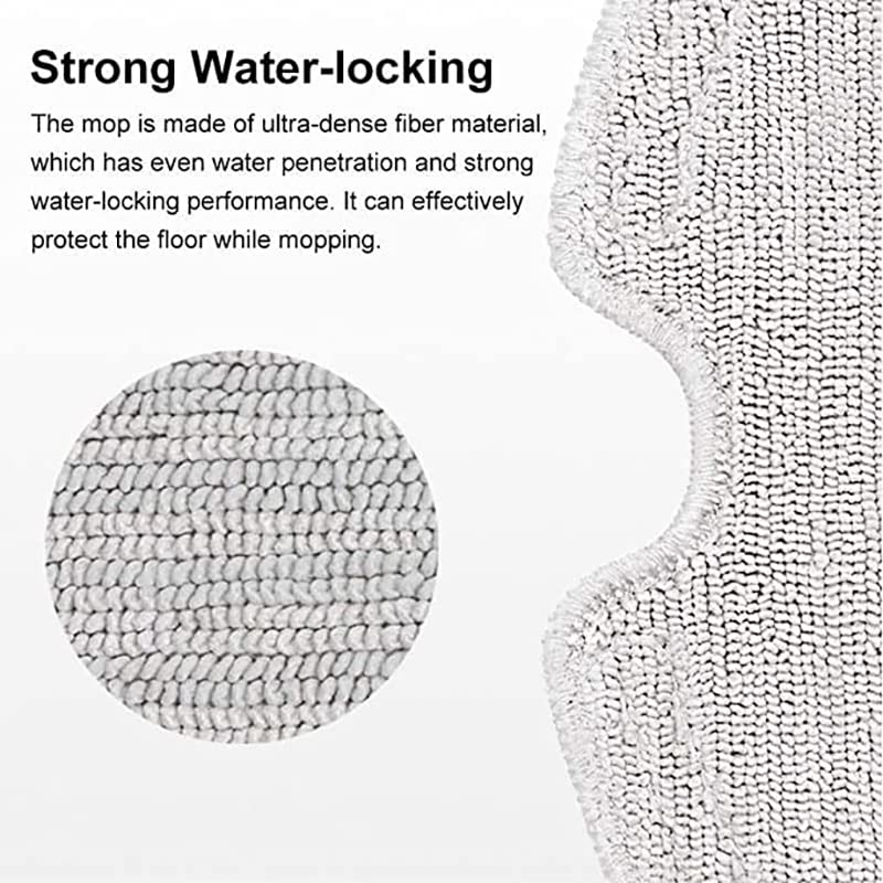 10 Pack Mop Rag for Xiaomi Roborock Q7 Max Q7 Max+ Q7 Plus T8 Vacuum Cleaner Replacement Washable Mop Cloths Spare Parts