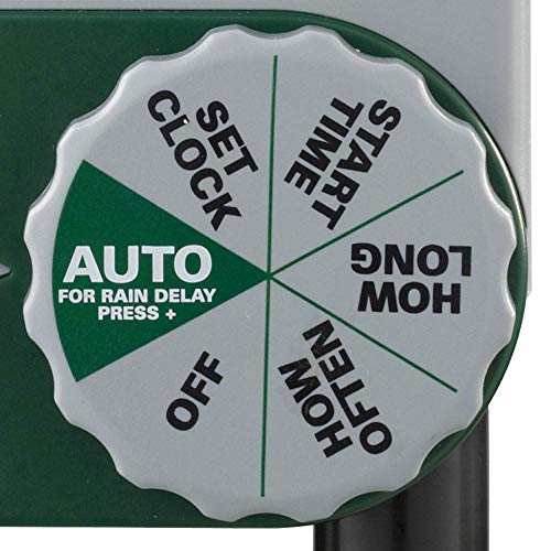 Orbit 58910 Programmable Hose Faucet Timer, 2 Outlet, Green
