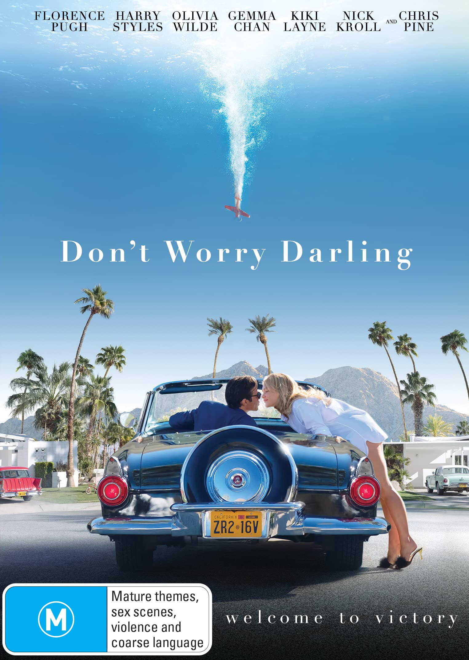 Don't Worry Darling | Florence Pugh, Harry Styles, Olivia Wilde | NON-USA Format | Region 4 Import, Australia