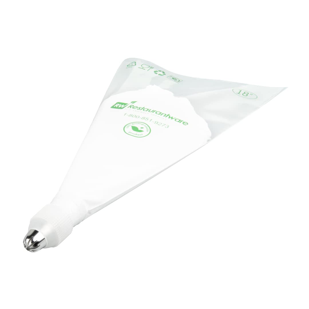Restaurantware Pastry Tek Piping Tip 1 Open Star Decorating Tip - #1M Dent-Resistant Stainless Steel Icing Tip Dishwasher-Safe Decorate Cupcakes Cakes or Cookies
