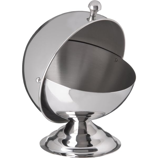 Carlisle FoodService Products Covered Dish Roll Top Dish for Catering, Buffets, Restaurants, Stainless Steel, 10 Ounces, Silver, (Pack of 12)