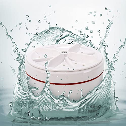 ZJchao Mini Washing Machine, Foldable Design Washer Sonicleaning Automatic Cycle USB Power Portable Washing Machine for Travel, Underwear, Baby, Socks Underpant