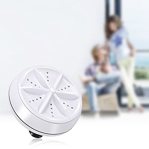 FNSCAR Mini Ultrasonic Washing Machine Portable Turbo Personal Rotating Washer Convenient Travel Home Business Travel USB