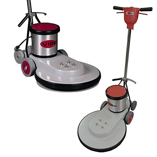 Viper VN1500 20", 1500 RPM, hi-Speed Burnisher, 1.5 hp, Flexible pad Driver, All Metal Construction, Large Transport Wheels, CSA Approved, red