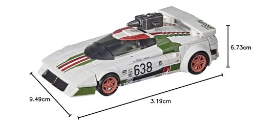 Transformers Toys Generations War for Cybertron: Kingdom Deluxe WFC-K24 Wheeljack Action Figure - Kids Ages 8 and Up, 5.5-inch