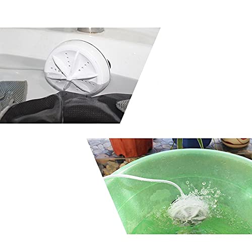FNSCAR Mini Ultrasonic Washing Machine Portable Turbo Personal Rotating Washer Convenient Travel Home Business Travel USB