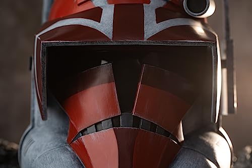 Evere SW Commander Vaughn Helmet - Cosplay Deluxe Halloween Collectible Helmet