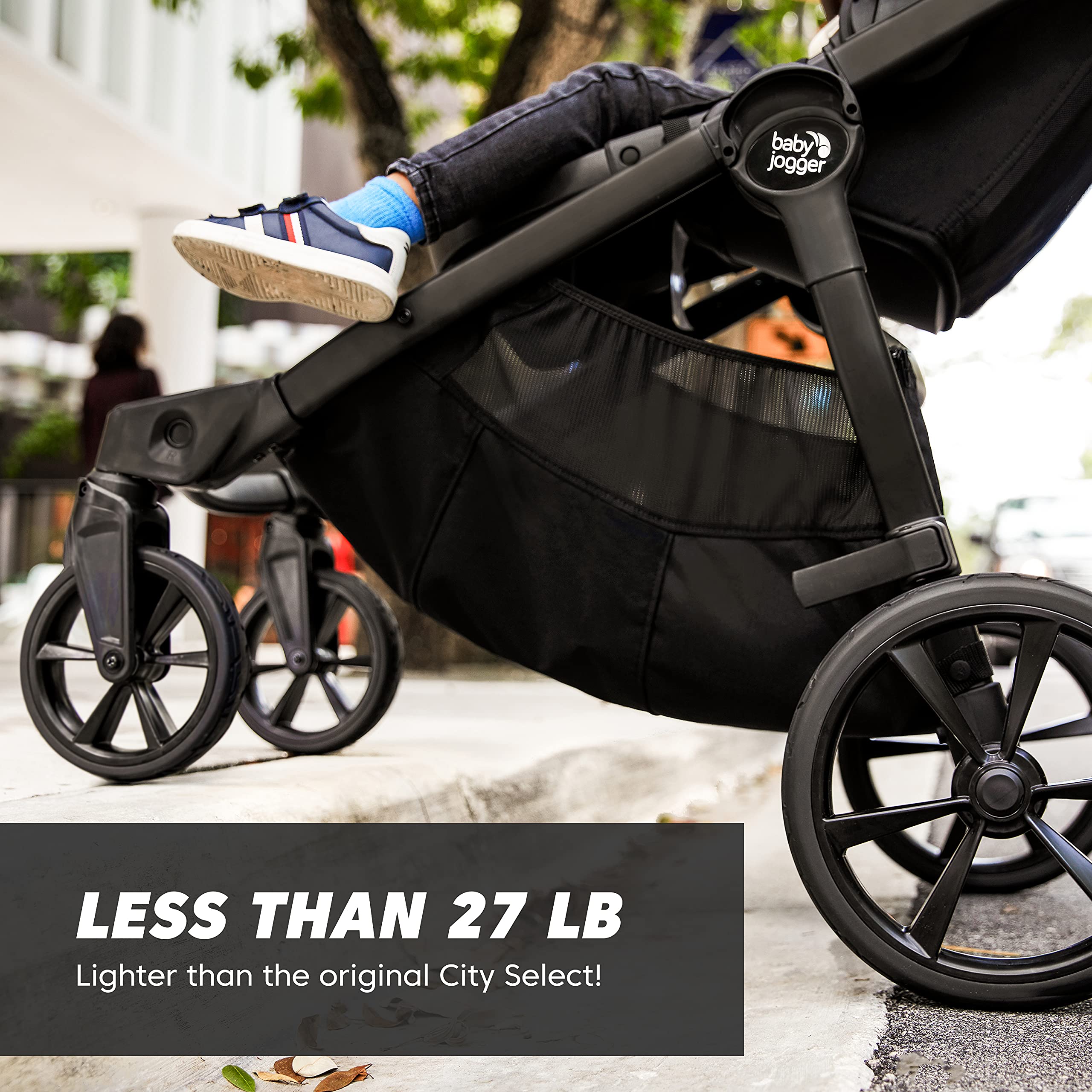 Baby Jogger City Select 2 Single-to-Double Modular Travel System, Includes City GO 2 Infant Car Seat, Radiant Slate