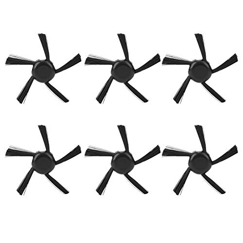 TOPINCN 6pcs Side Brush Replacement Fit for Neato Botvac D Series D7 D5 D3 D80 Sweeping Machine Sweeper Machine Robot Vacuum Cleaner Accessories