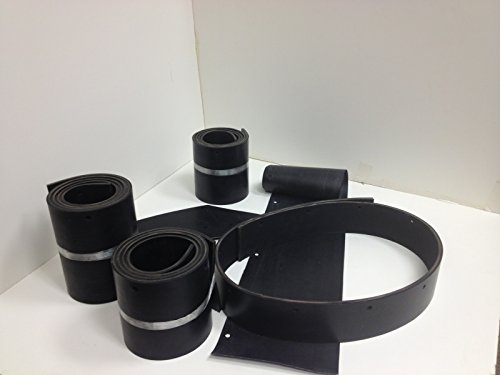 PLOWRUBBER Tymco Street Sweeper Sweeper Curtain and Flaps Kits TYMCO 210 6 Piece Set